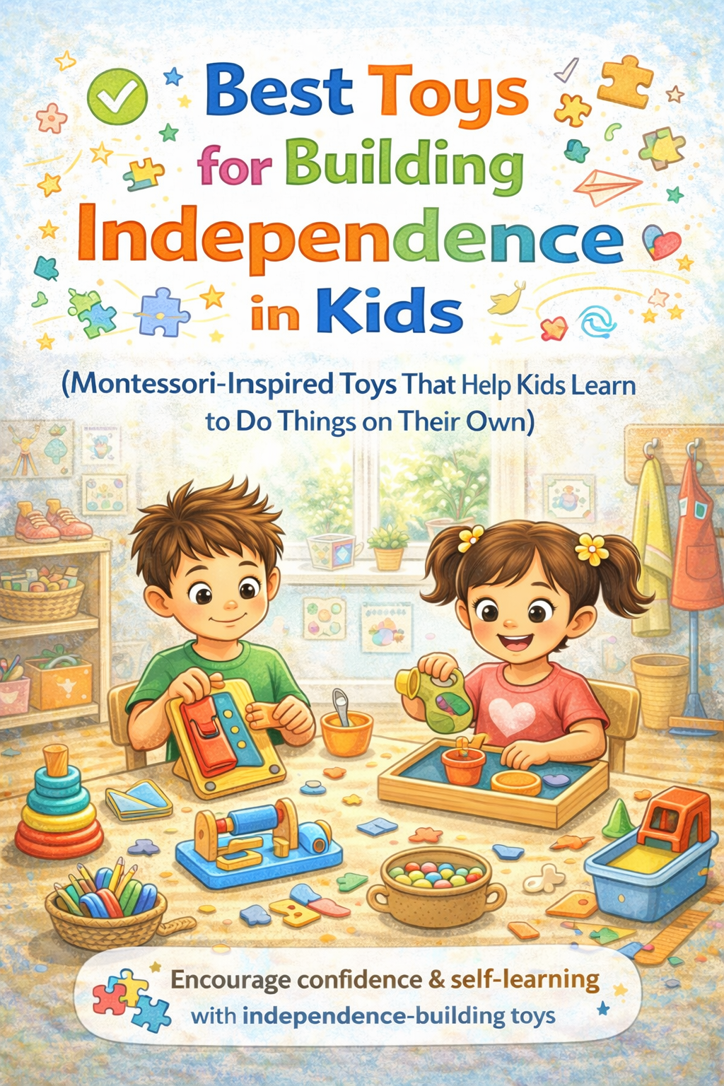 Best Toys for Building Independence in Kids – Wonder Kids Toy